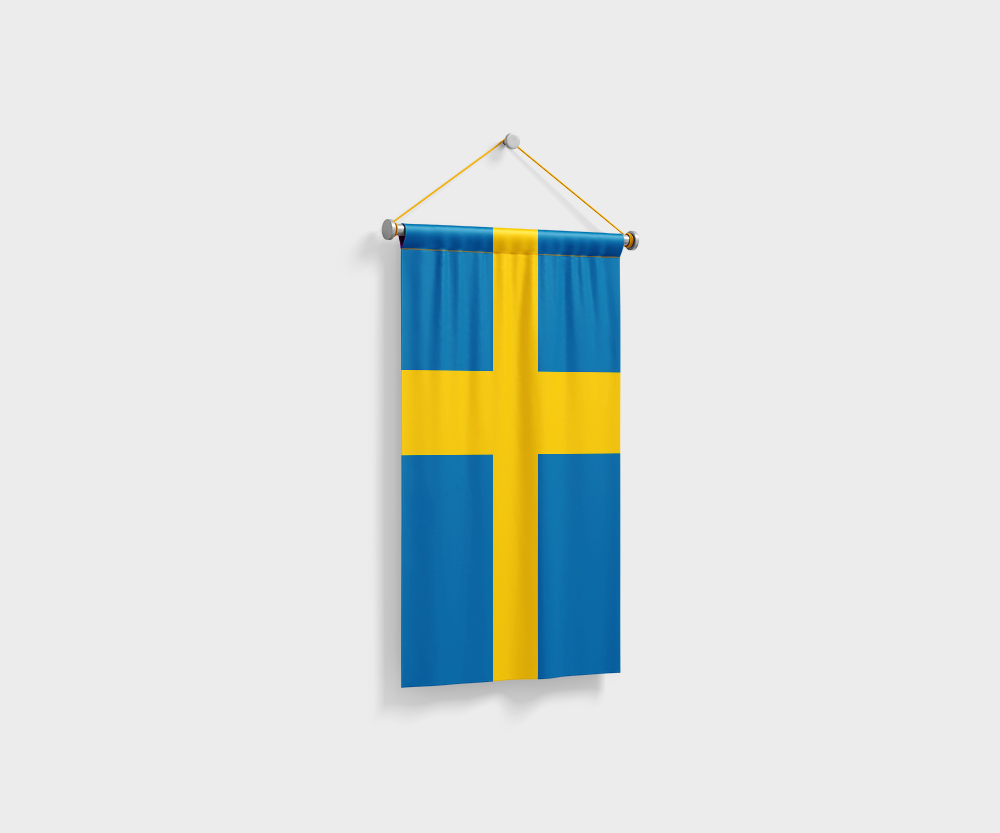 İsveç Kırlangıç Bayrak | Ülke Bayrağı Kırlangıç Kesim | Bayrakcenter ...